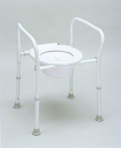 Folding over toilet aid - Whitecross