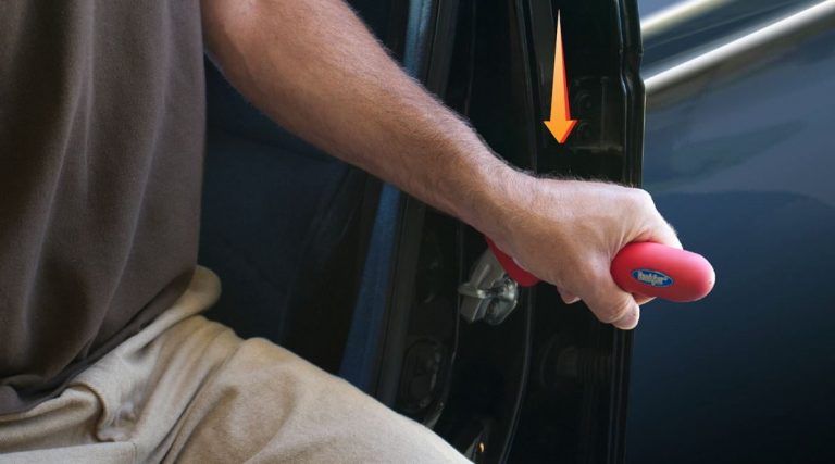 Handybar vehicle transfer support handle - Whitecross