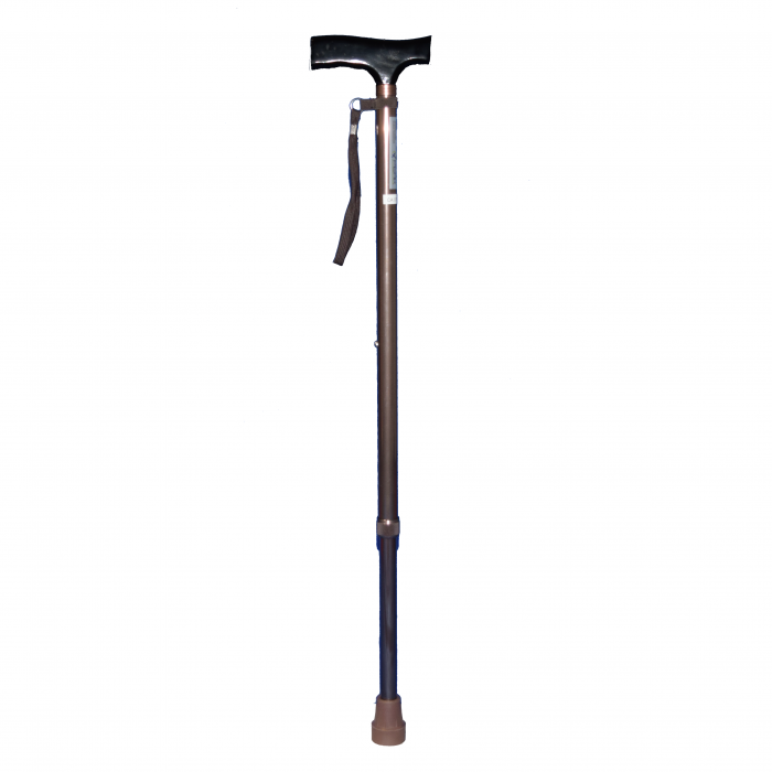 Peak Care T-Handle Walking Stick - Whitecross