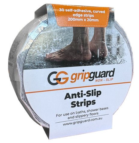 GripGaurd Bathroom Anti Slip Strips - Whitecross